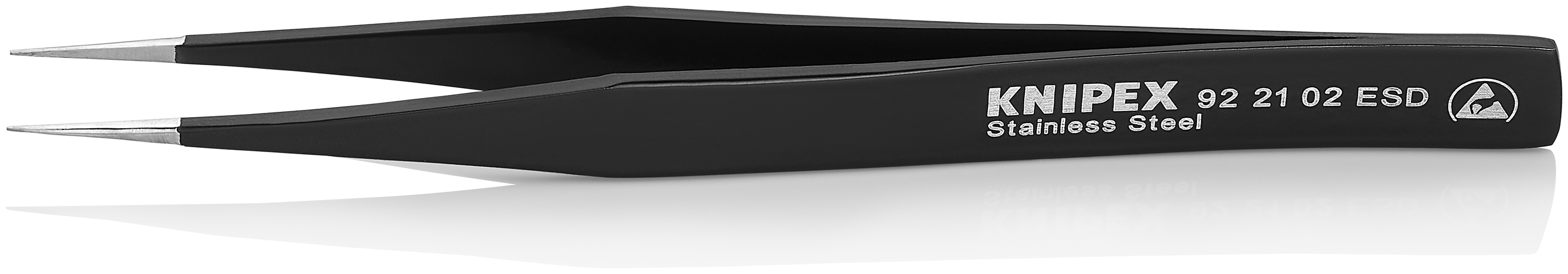 KNIPEX 92 21 02 ESD Univerzální pinzety ESD 128mm